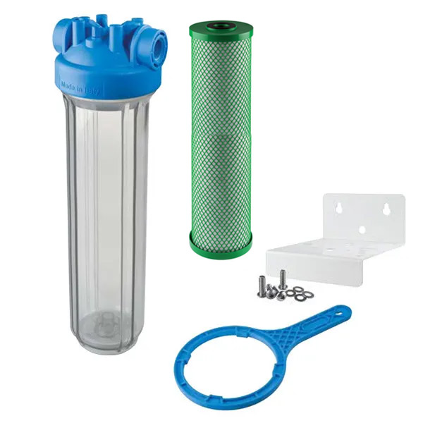 Complete 20" Big Water Filter Bundle - Carbon - Ready To Go - Pump Express