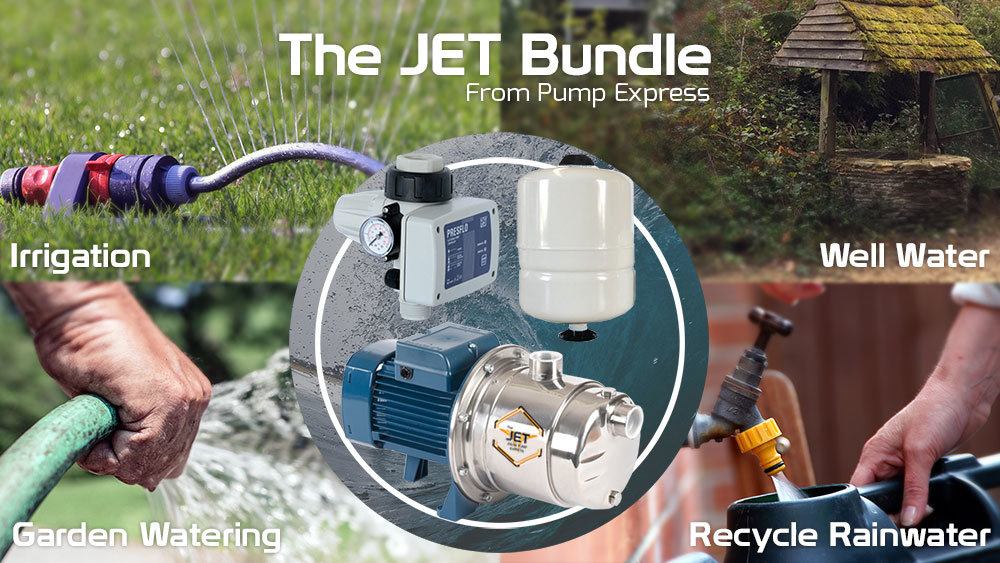 The JET - Multi Application Non-Submersible Bundle For Rain & Well ...