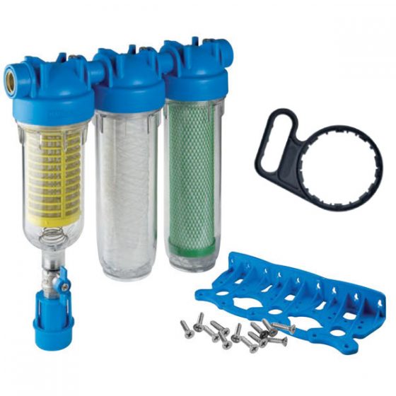 3 Stage Complete Water Filtering Kit - Pump Express