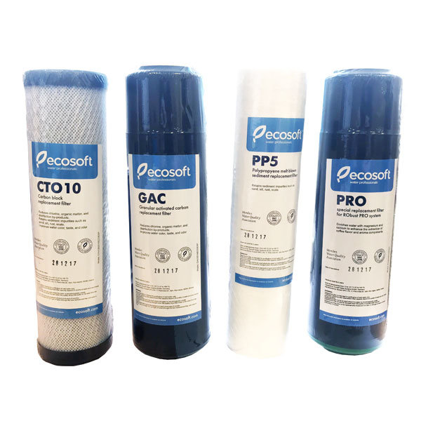 Ecosoft - Replacement Filters 1-2-3-4 for RObust Pro Reverse Osmosis ...